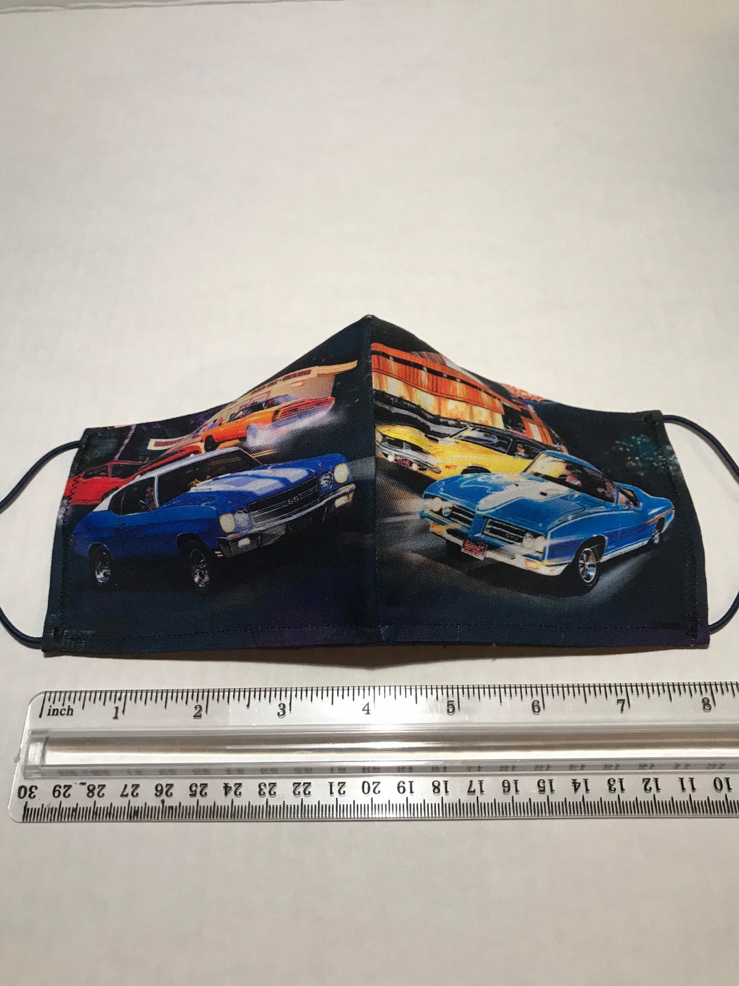 Adult Dust Style Muscle Cars Cruisin’ Face Mask - Etsy