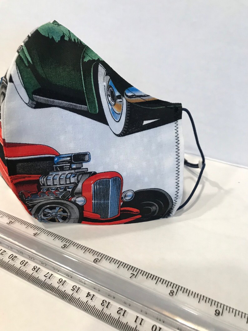 Red Hot Rod Adult Dust Style Face Mask - Etsy