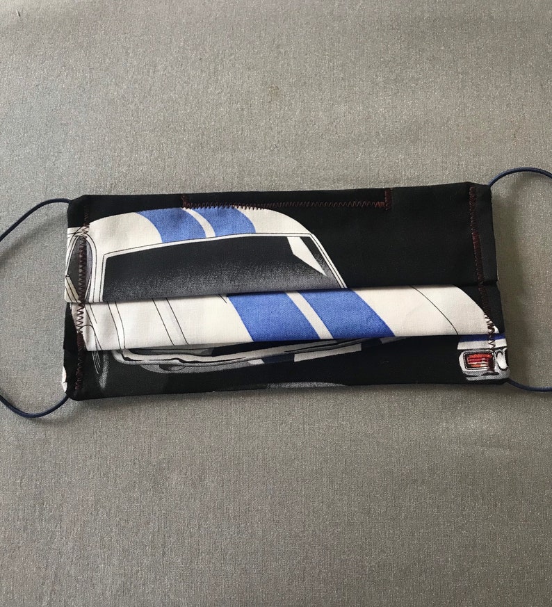 Adult Size Surgical Style Muscle Car Face Mask - Etsy