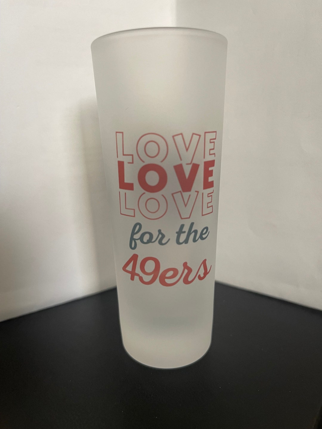 Brock Purdy 40 Niners Football Love Frosted 3oz Shot Glass - Etsy