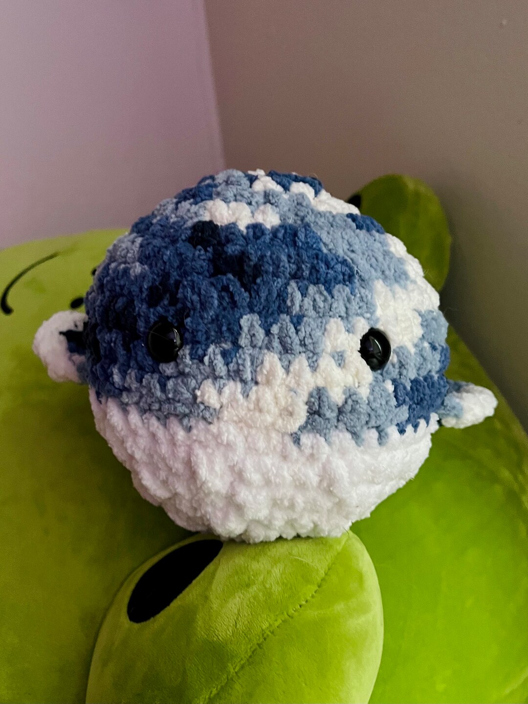 Blue Whale Crochet Stuffed Animal - Etsy