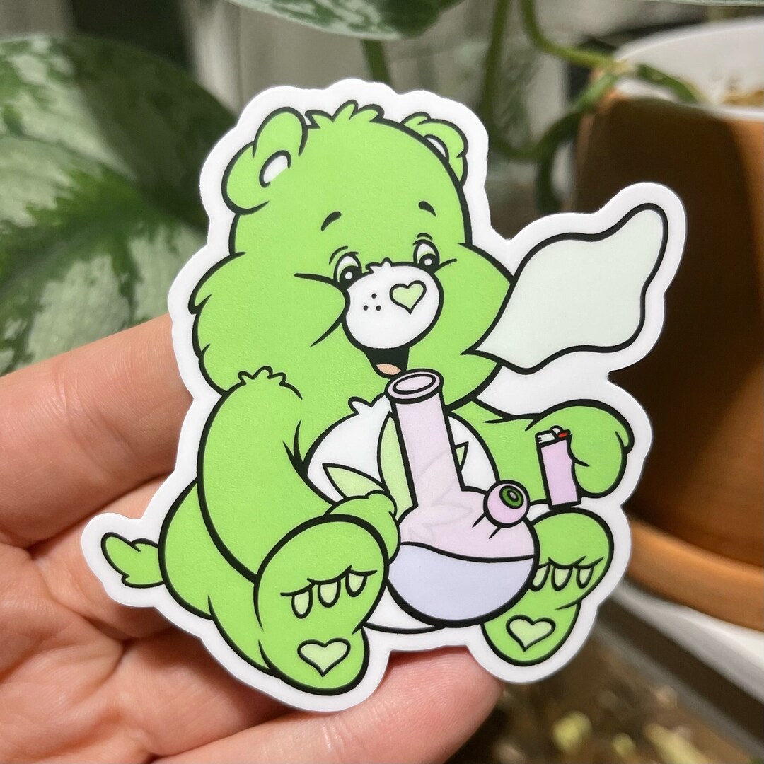 Stoney Bear Bong Sticker - Etsy
