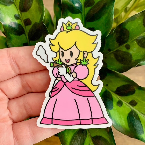 Princess Peach Sticker Svg - Etsy
