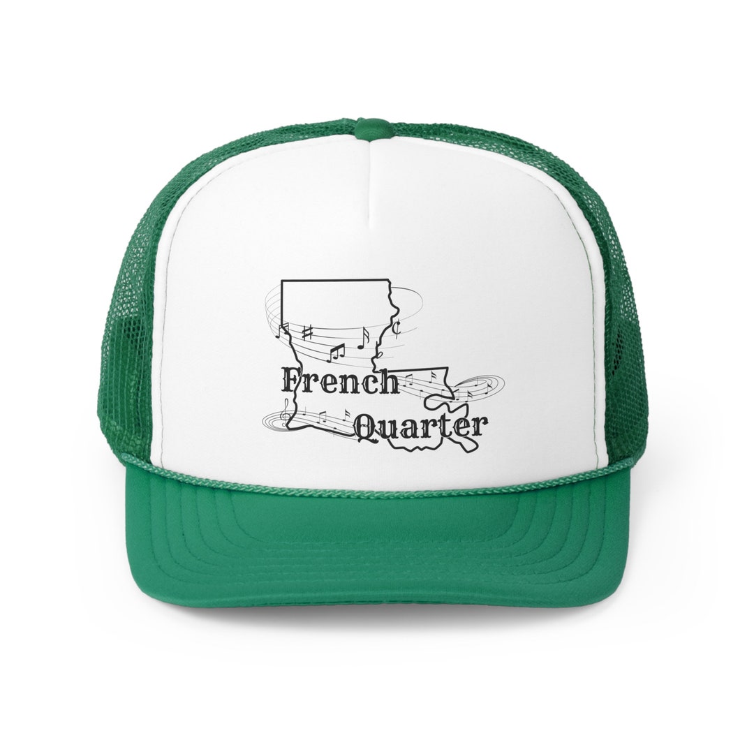 French Quarter Hat, New Orleans Cap, Louisiana, Retro Trucker Cap ...