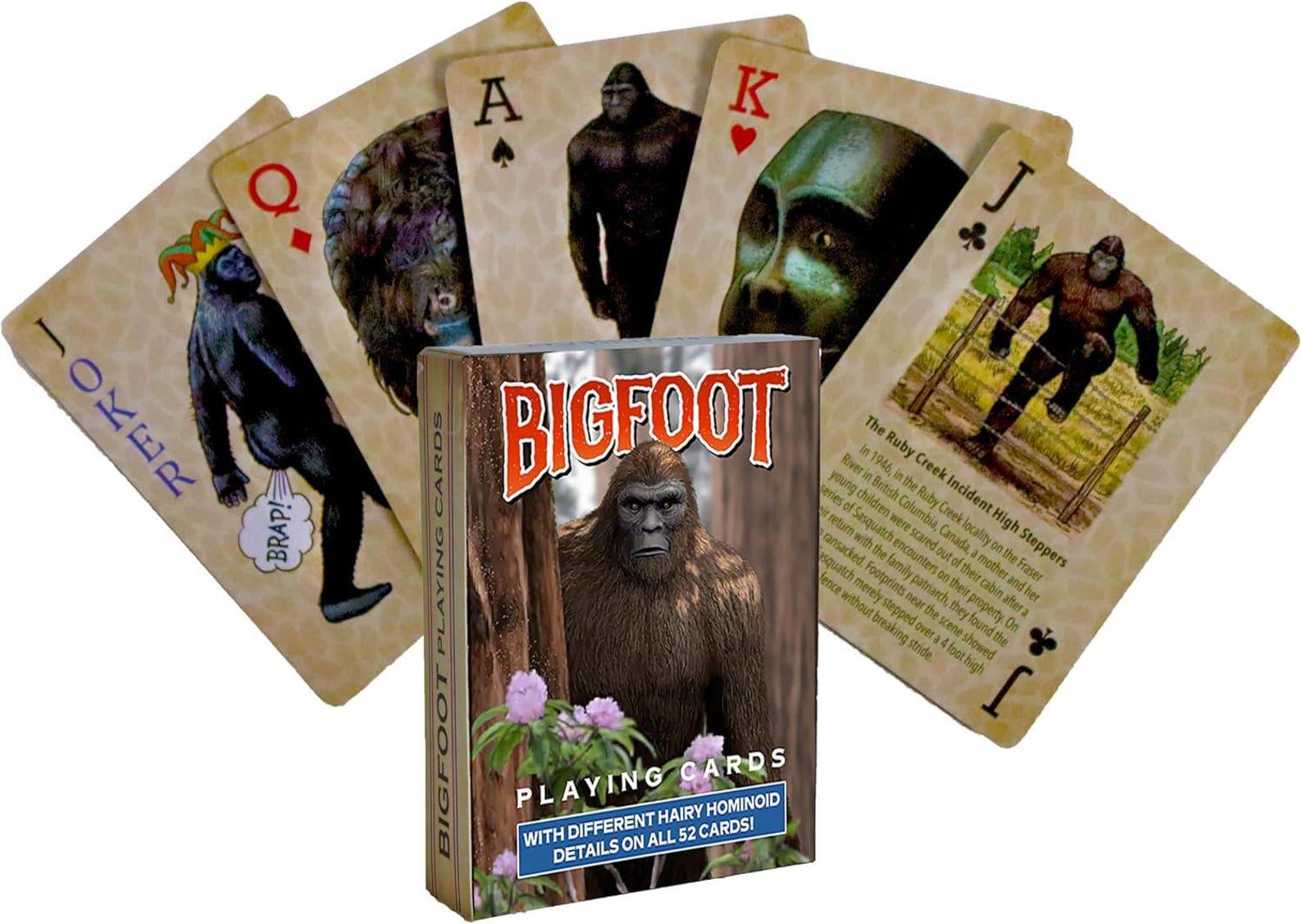 Bigfoot Playing Cards - 52 Card Deck - Etsy