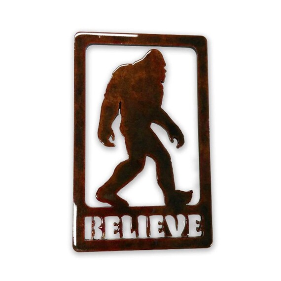 Believe Bigfoot Magnet Outdoor Bigfoot Gifts Made in the - Etsy
