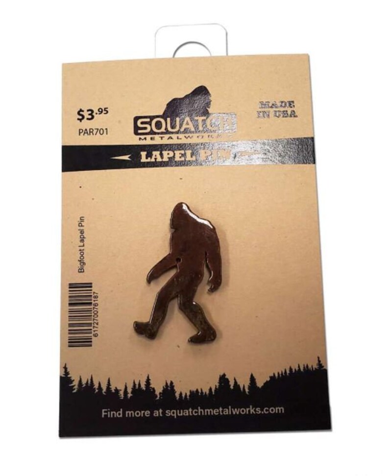 Bigfoot Lapel Pin - Great Gift for the Sasquatch Lover in Your Life! - Etsy