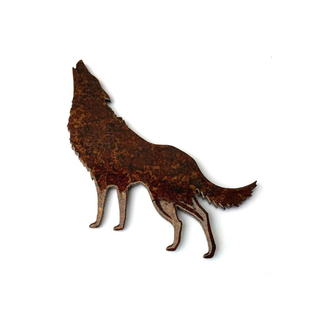 Howling Wolf Magnet - Outdoor Bigfoot Gifts, Made in the USA, Bigfoot ...