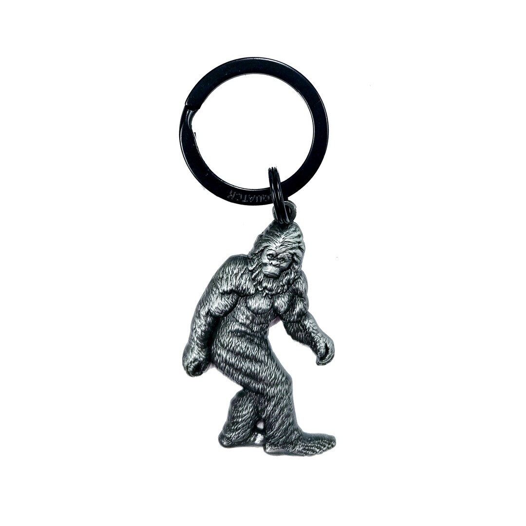 Sasquatch, Yeti, Bigfoot - Sculpted Pewter Keychain, Perfect Bigfoot ...