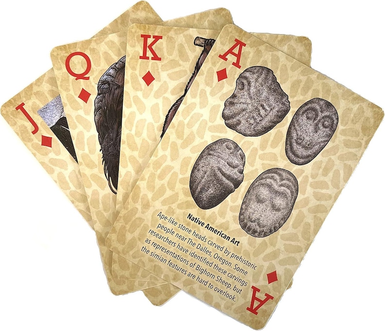 Bigfoot Playing Cards - 52 Card Deck - Etsy