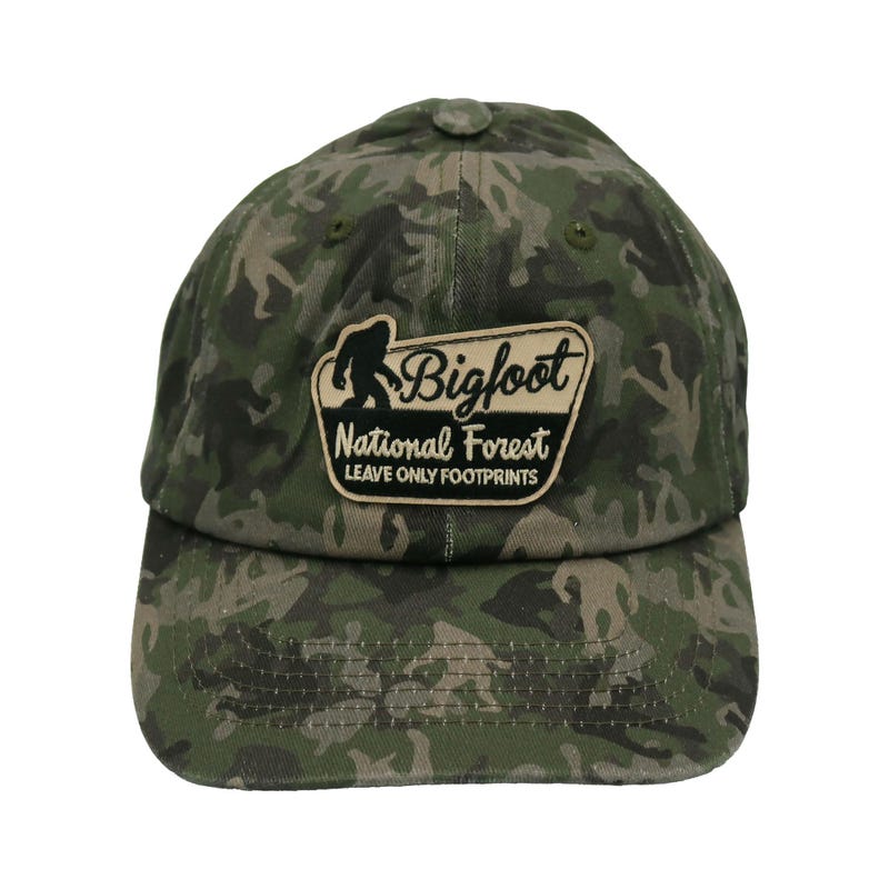 Bigfoot Camo Baseball Hat - Etsy