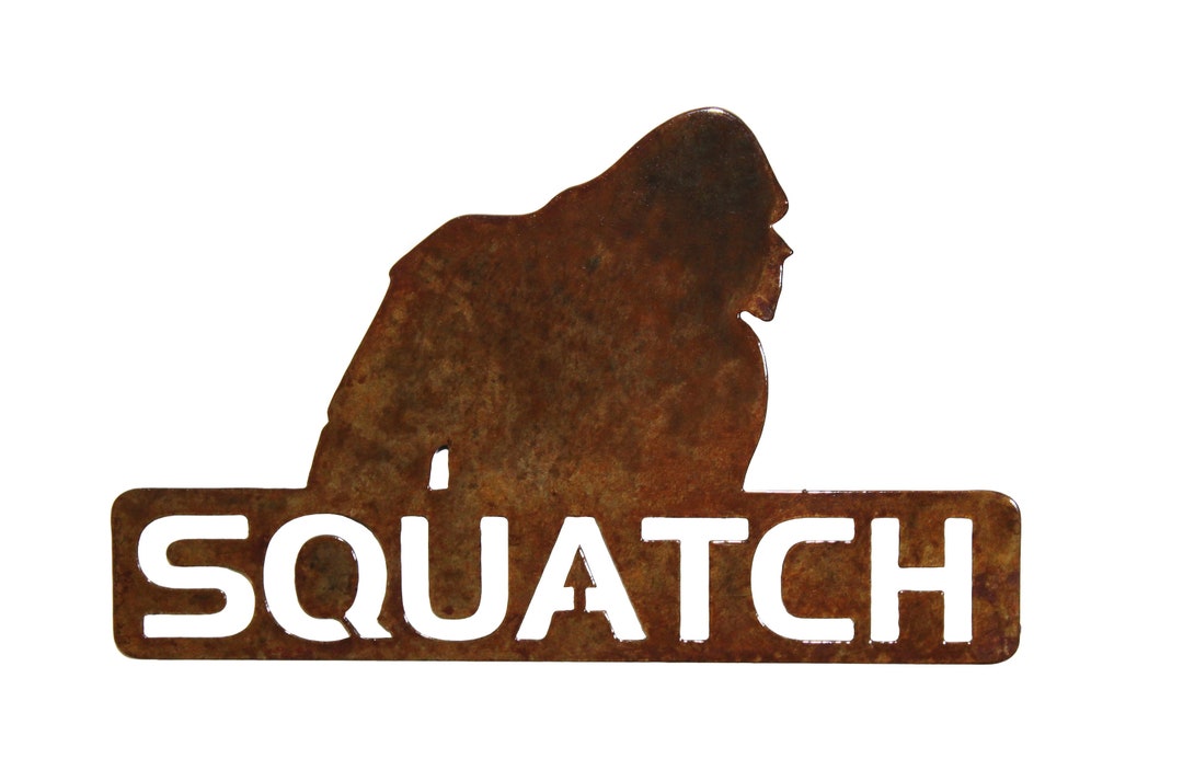 Squatch Logo Small Magnet - Outdoor Bigfoot Gifts, Designed and ...