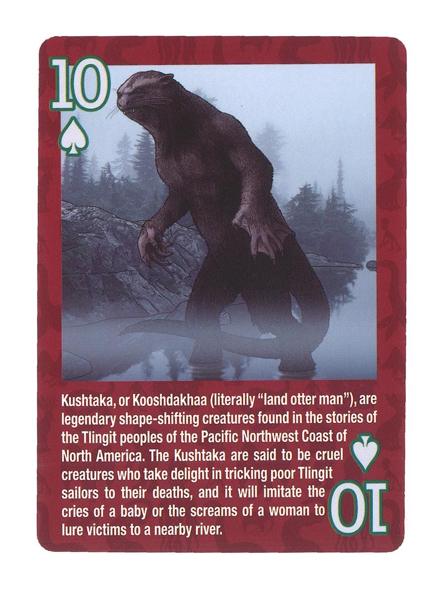 Cryptid Creatures Playing Cards - 52 Card Deck - Etsy