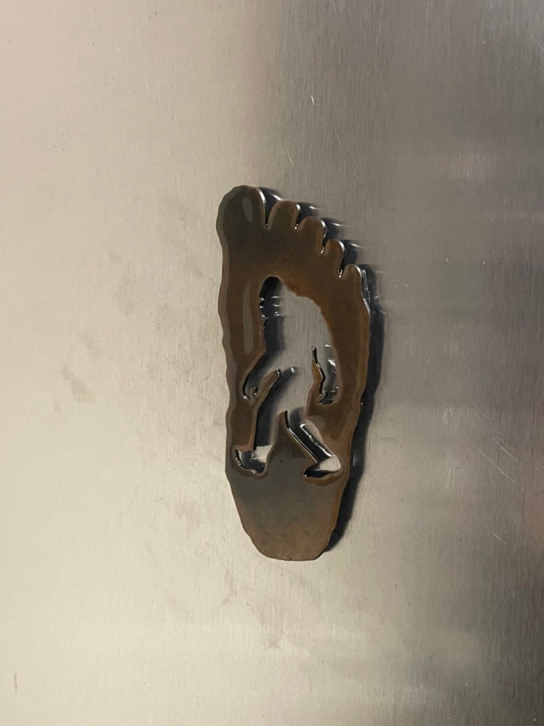 Bigfoot Footprint Small - Magnet - Outdoor Bigfoot Gifts, Made in the ...