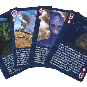 Ufos and Aliens Playing Cards - 52 Card Deck - Ufology - Etsy