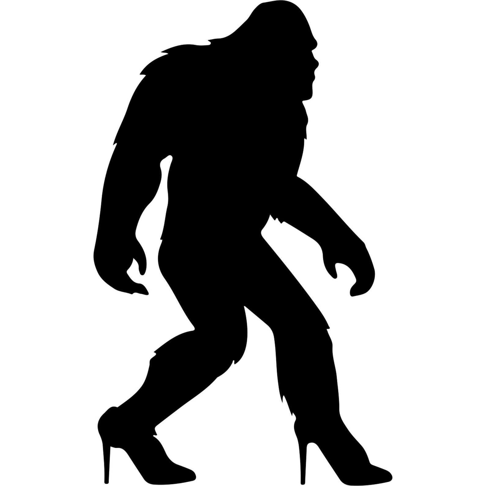 Sassy Squatch - Bigfoot Vinyl Sticker - Etsy