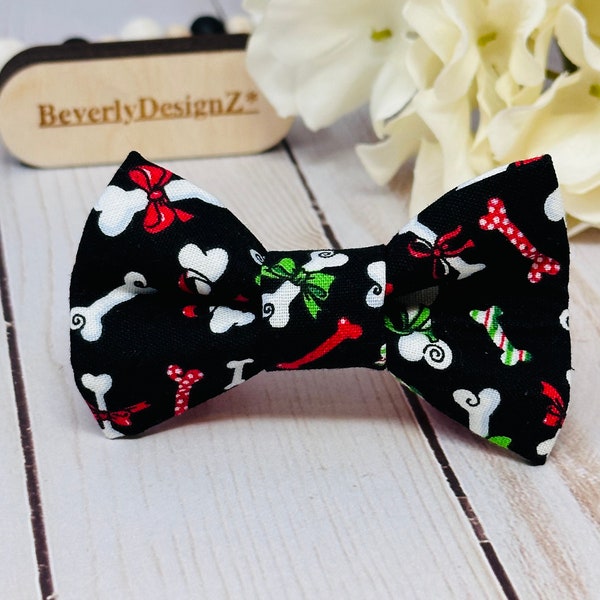 Holiday Dog Bow Tie - Etsy