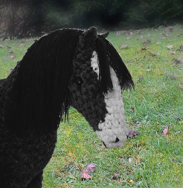 Stablemates Clydesdale Crochet Pattern, Realistic Horse Toy - Etsy