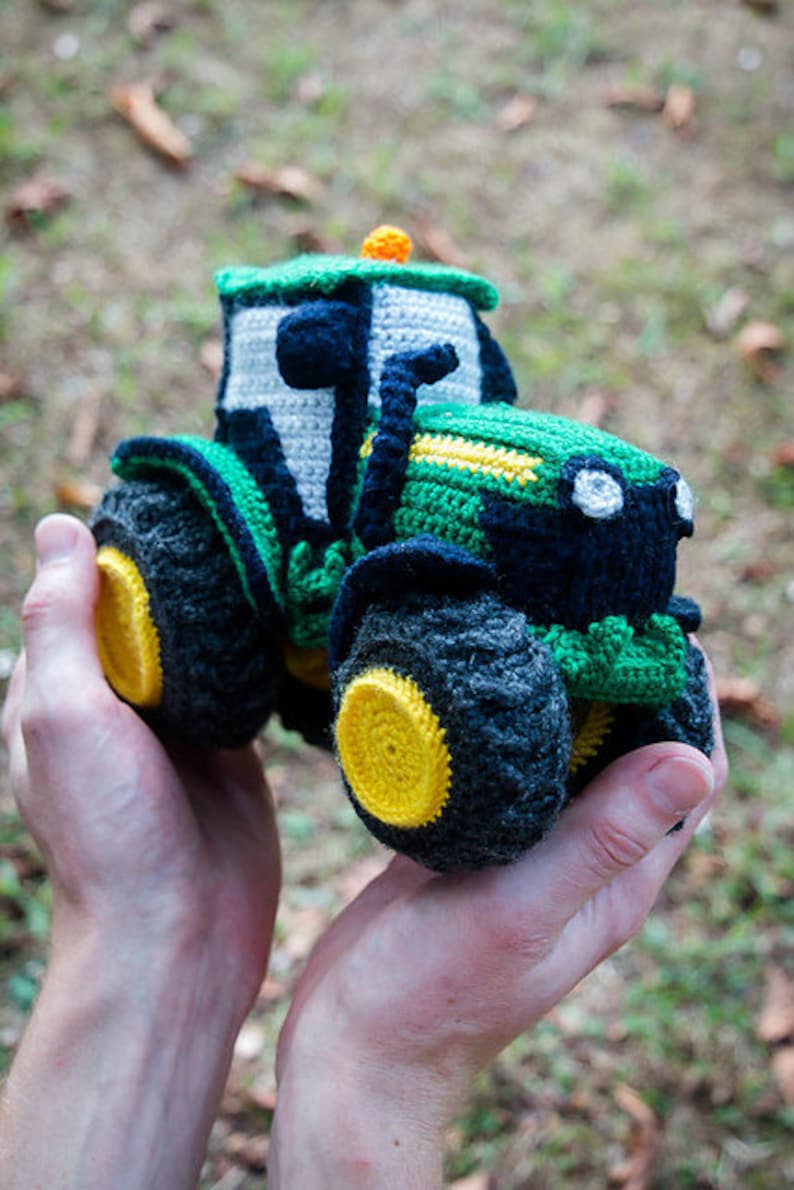 Toota's Tractor Crochet Pattern - Etsy UK