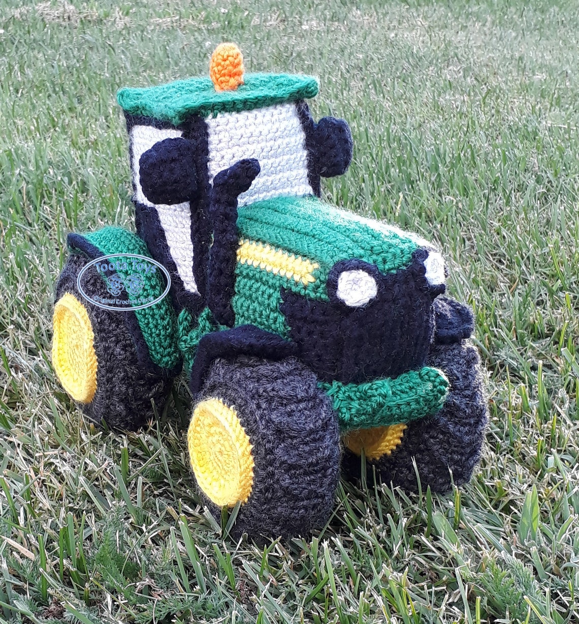 Toota's Tractor Crochet Pattern - Etsy