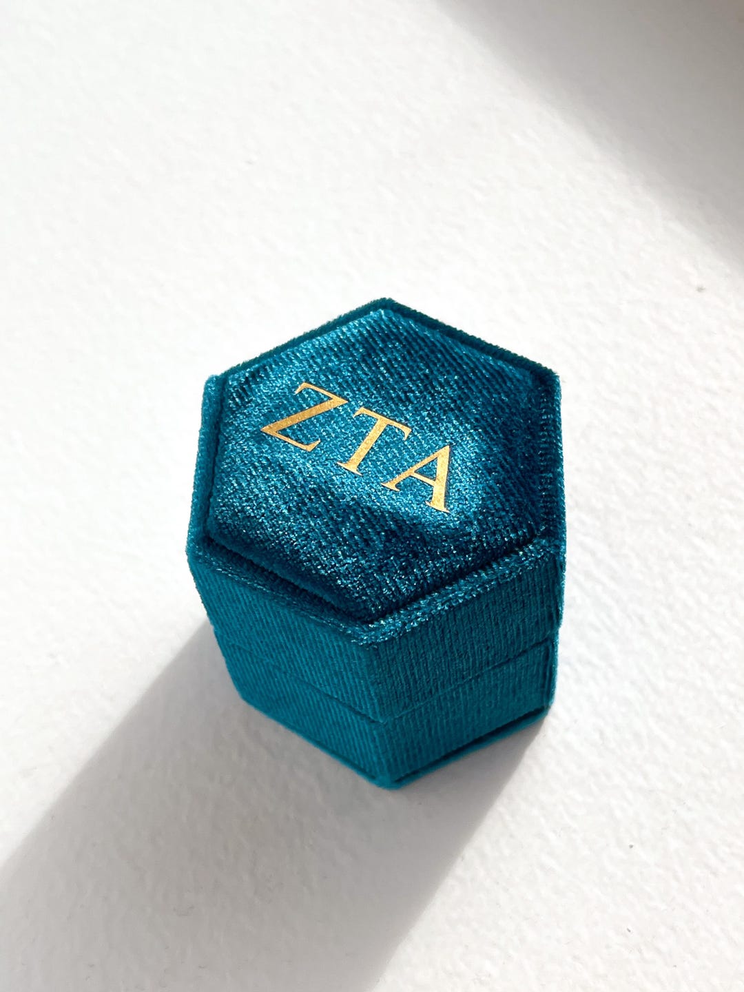 Velvet Badge Box for ZETA TAU ALPHA Sorority | Zta Sorority Gift ...