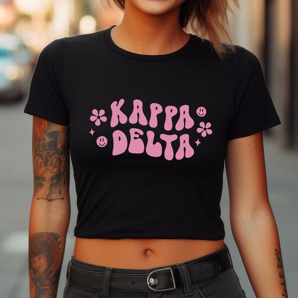 Kappa Delta Crop Tops - Etsy