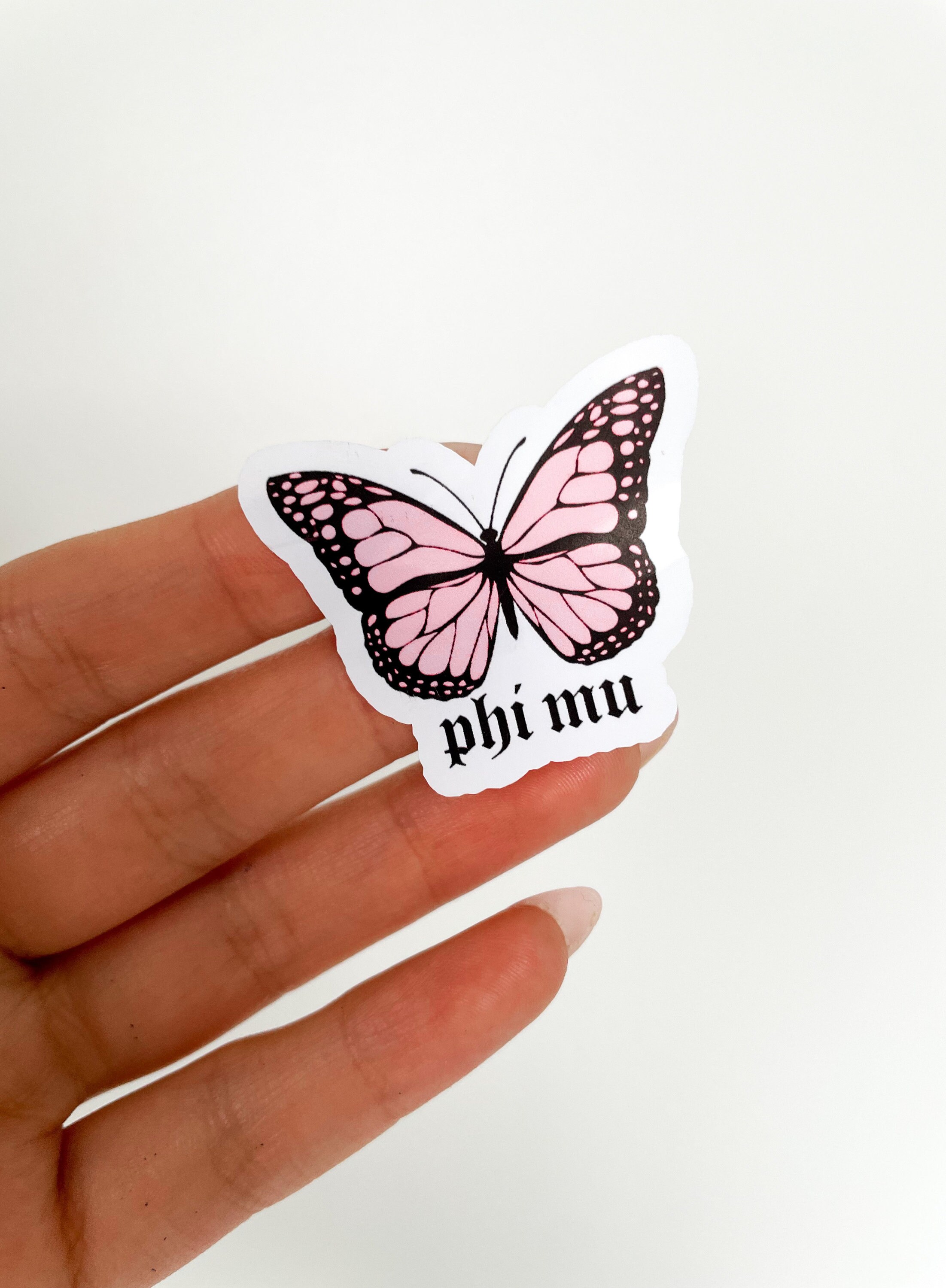 PHI MU Sorority Sticker Pack Pink for Laptop Bid Day 2022 - Etsy