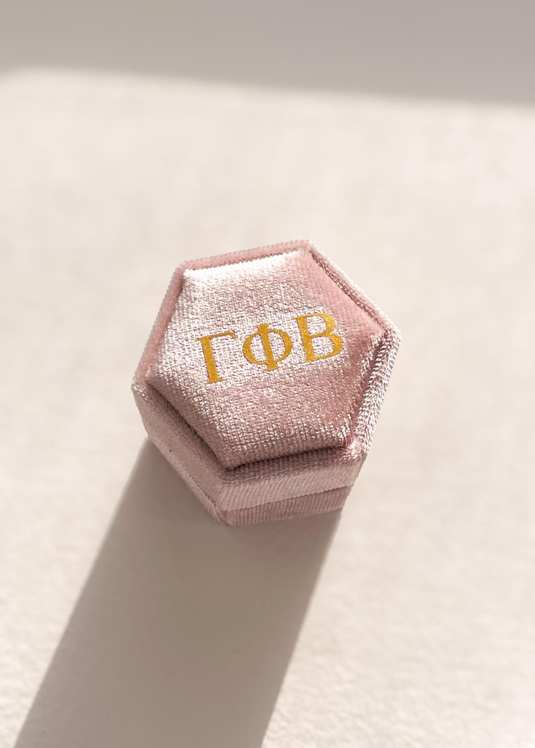 Velvet Badge Box for GAMMA PHI BETA Sorority | Gphi Sorority Gift ...
