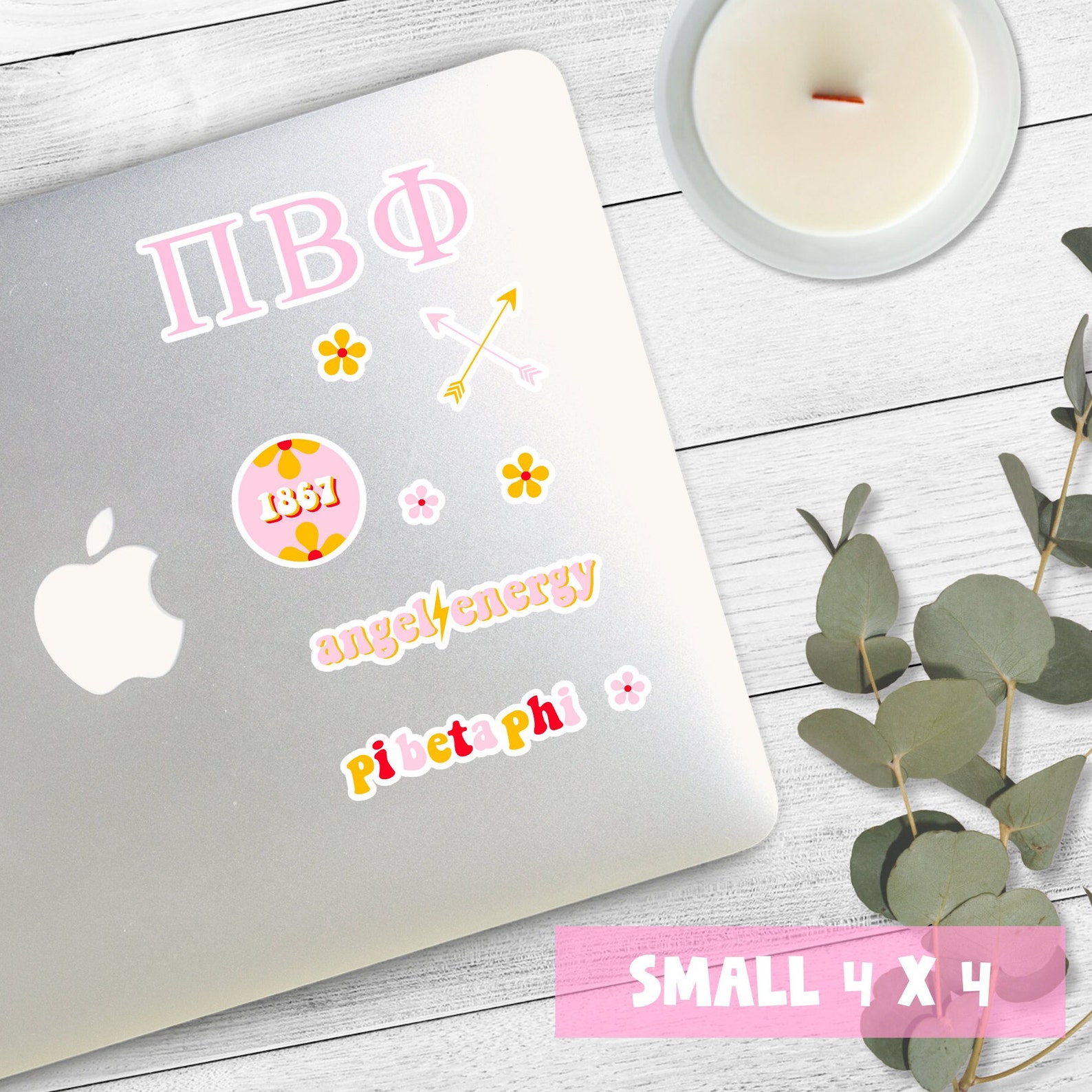 PI BETA PHI Retro Sticker Pack Bid Day Merch Rush 2023 Big - Etsy