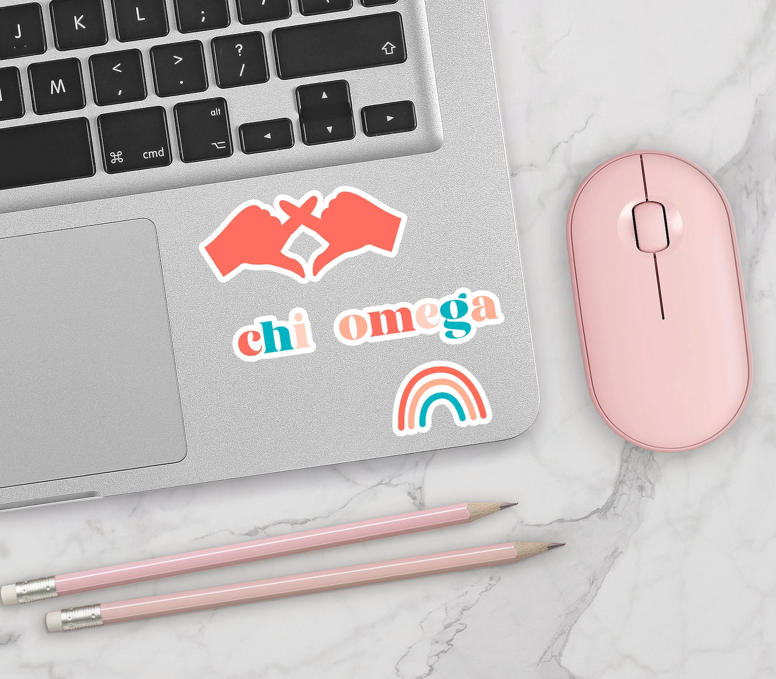 CHI OMEGA Sorority Sticker Pack Retro Bid Day 2024, Rush Merch, Big ...