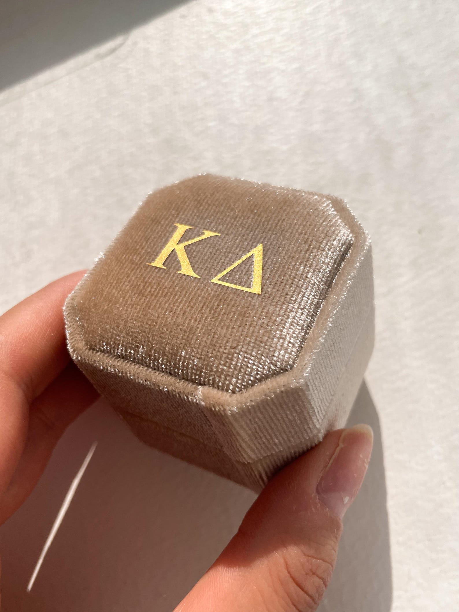 Velvet Badge Box for KAPPA DELTA Sorority | Kaydee Sorority Gift ...