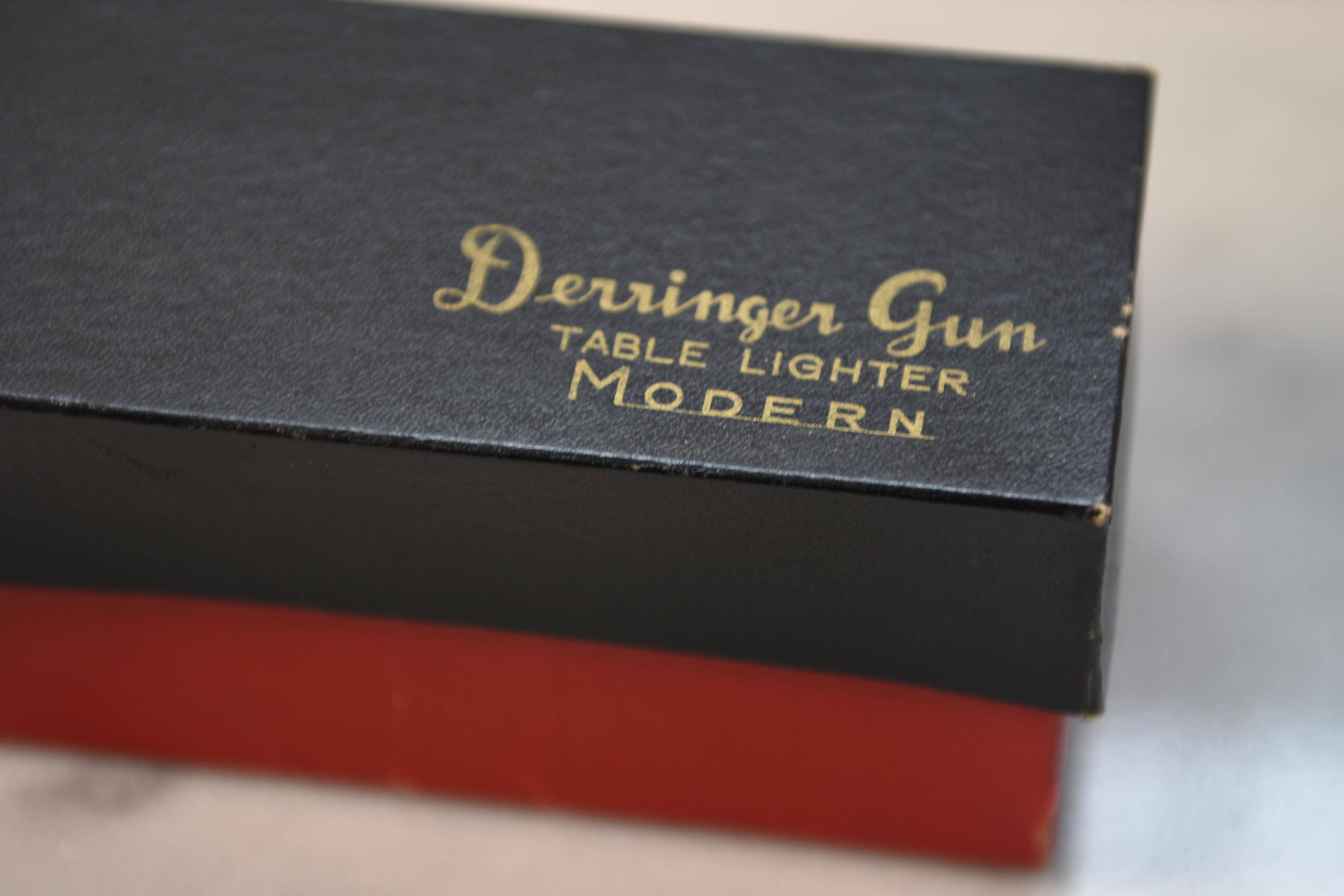 Derringer Modern Table Top Gun Lighter, New in Box, 1960s - Etsy