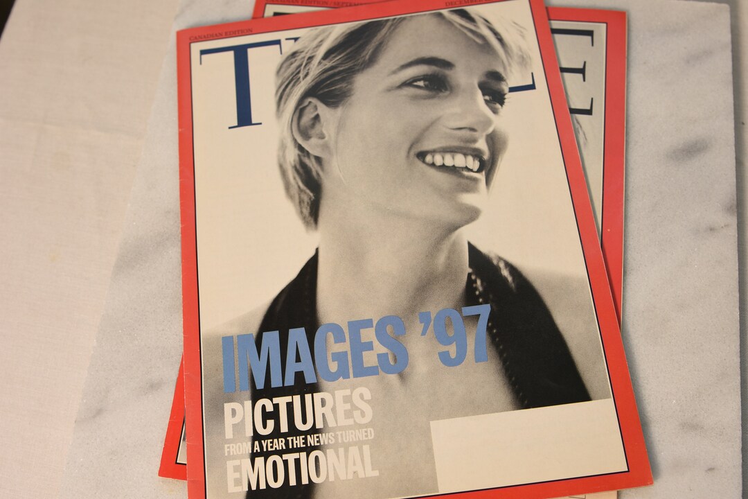 Time Magazine, 1997, 2 Magazines, Lady Di, Canadian Edition, Images '97 ...