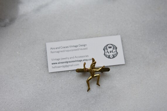 Brownie Pixie Pin, 60s, Collectible Pin, Girl Guides - Gem