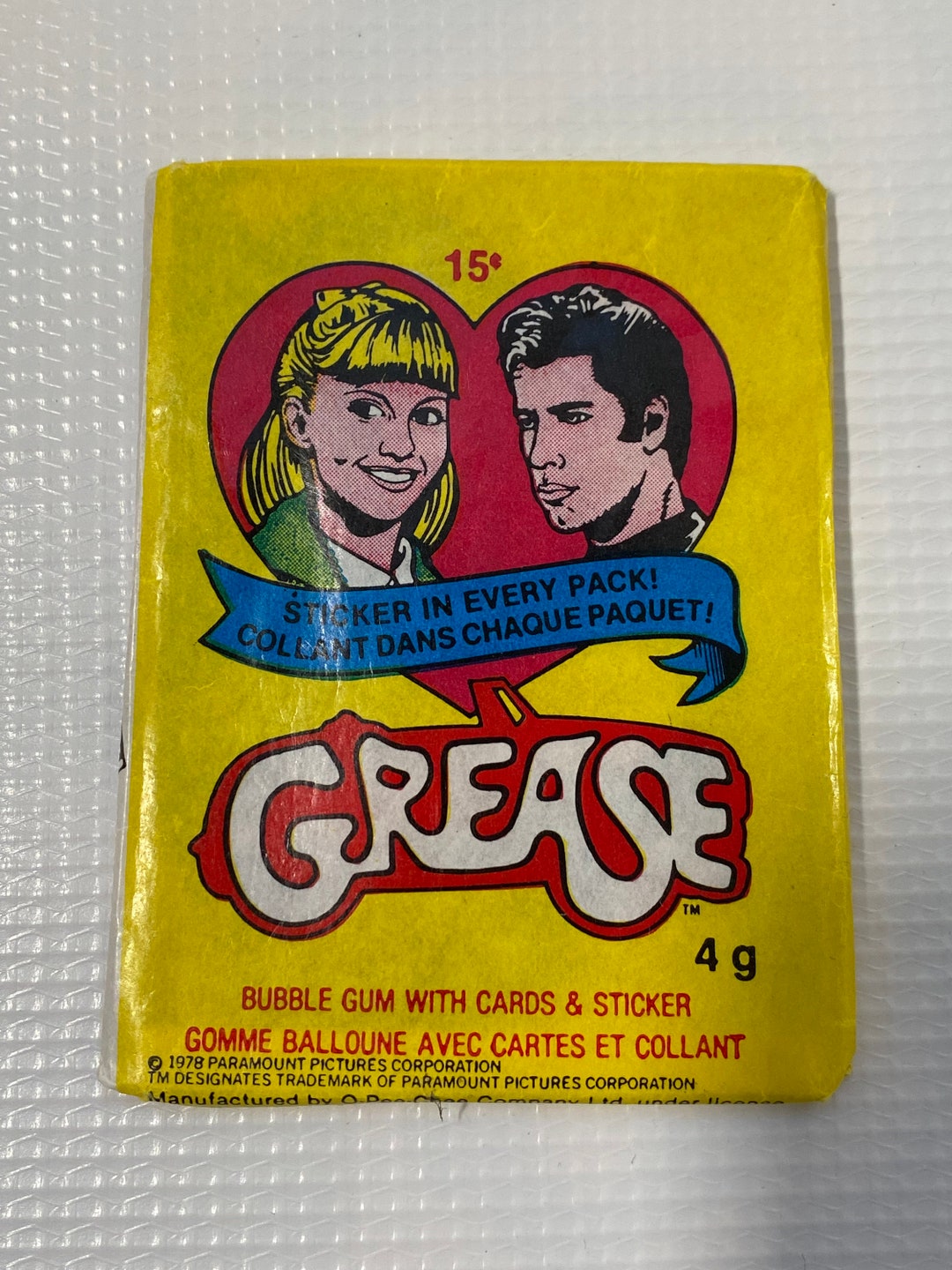 Grease Trading Cards, Olivia Newton John, John Travolta, Collectible ...