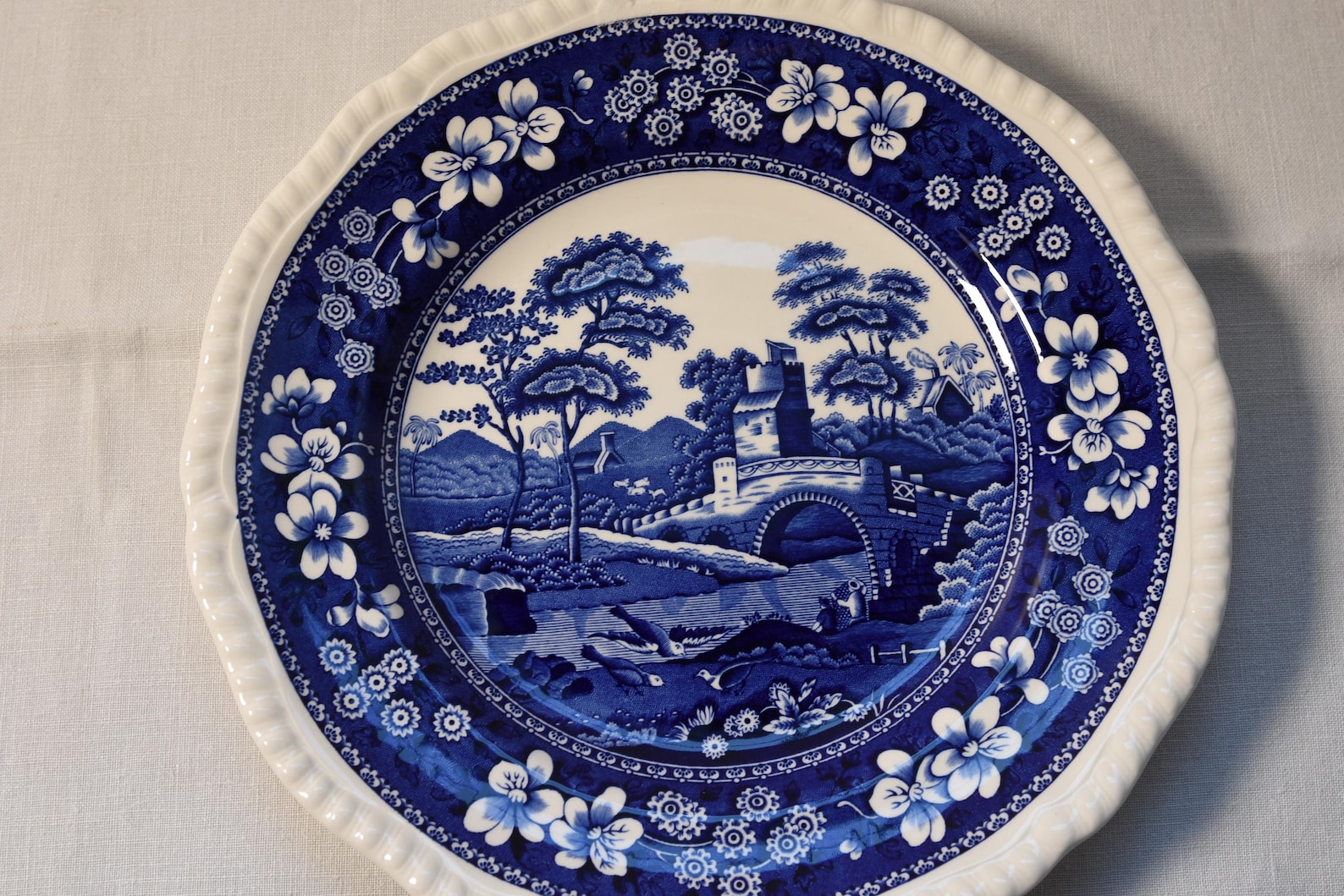 Spode Blue Tower, C.1814Z, 9.5", Decorative Plate - Etsy