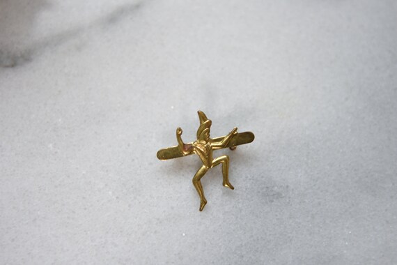 Brownie Pixie Pin, 60s, Collectible Pin, Girl Guides - Gem