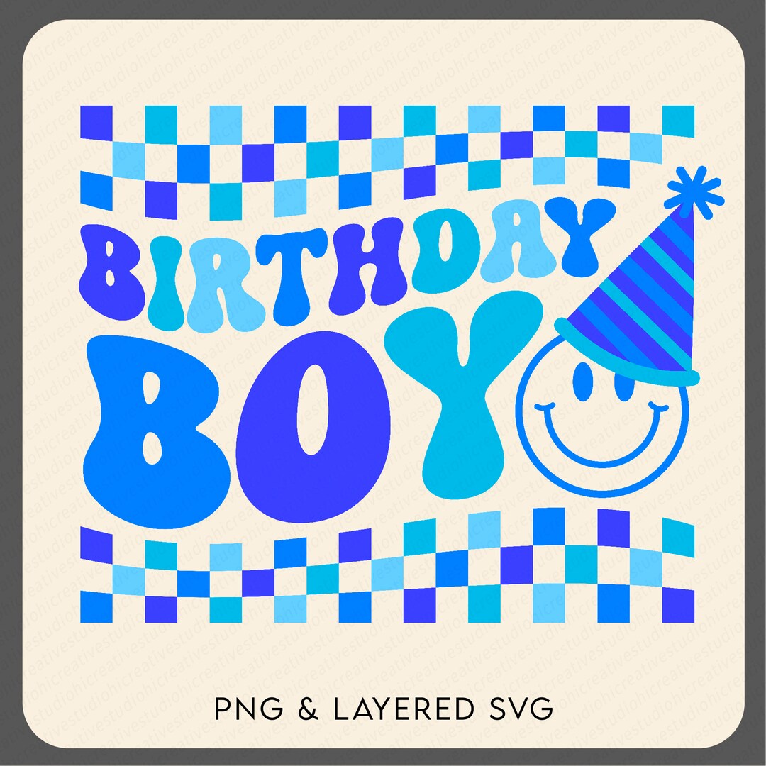 3 Colour Bundle Birthday Boy Svg Png, Funny Kid Birthday Svg, Trendy ...