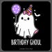 Birthday Ghoul Svg Png, Happy Halloween Birthday Svg, Cute Birthday ...