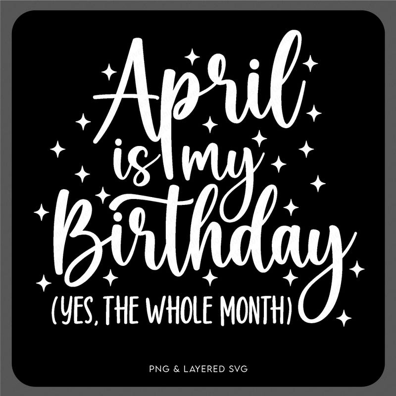 April Birthday - Etsy