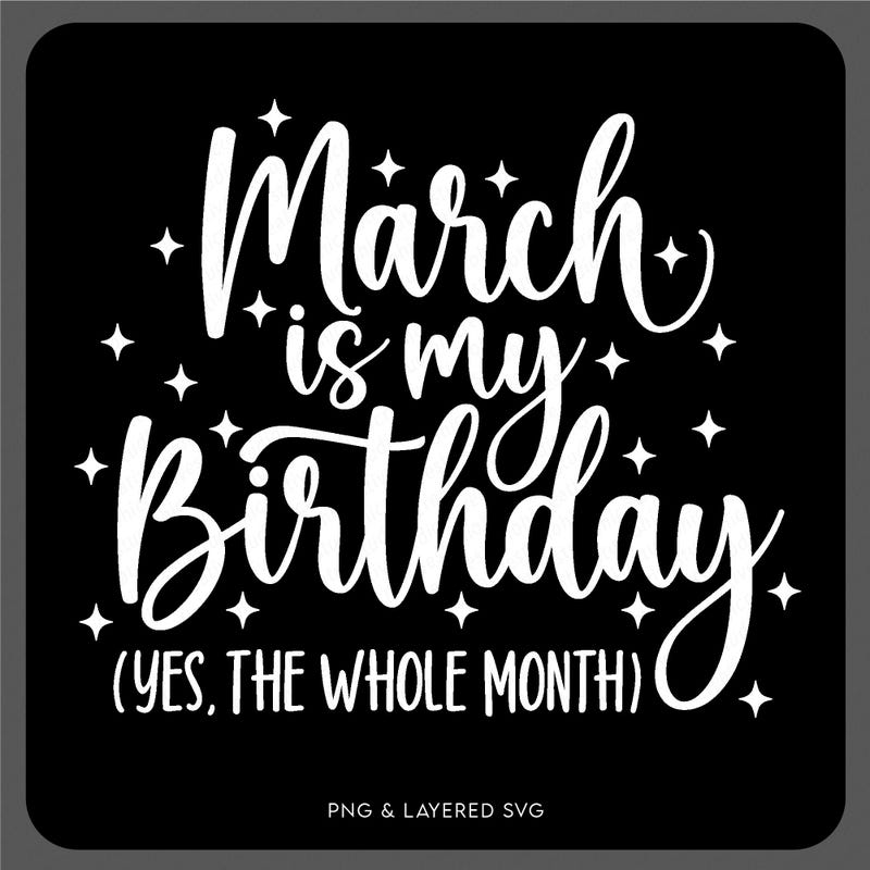 March Birthday Shirt - Etsy