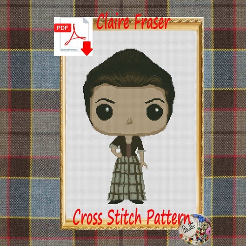 Outlander TV Series Craigh Na Dun Cross Stitch PDF Instant | Etsy
