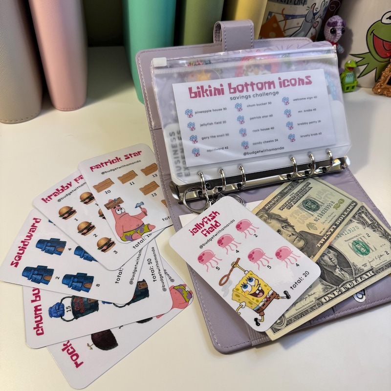 12 Savings Challenges - Etsy