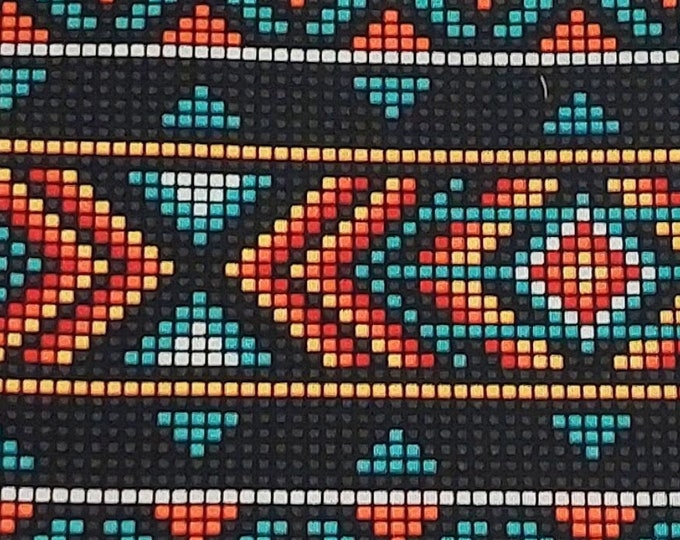 Native Beadwork Print FQ PRE-CUT Quilting Fabric - 100% Cotton - Etsy