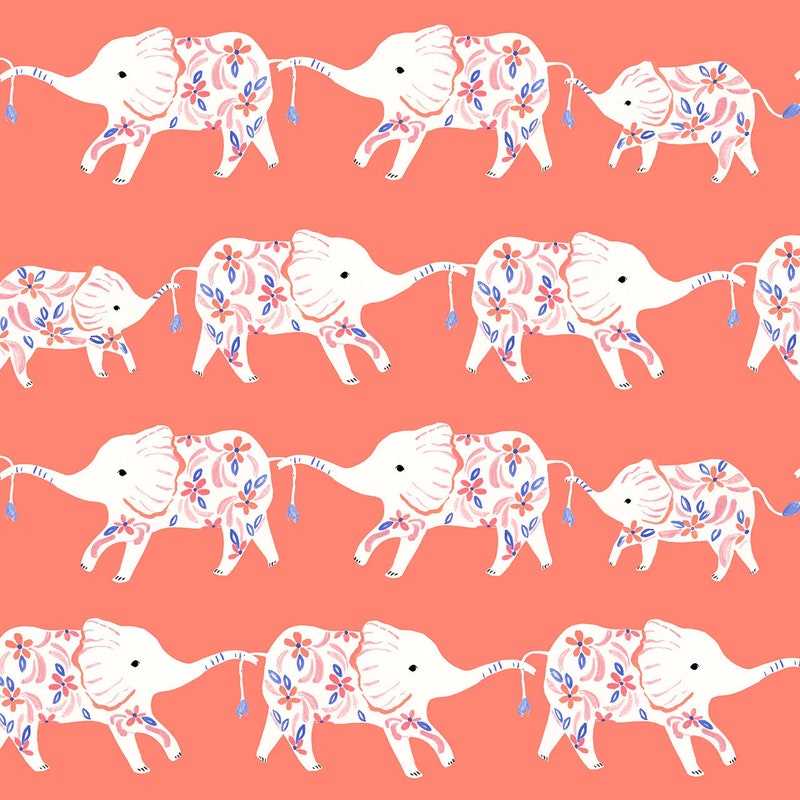 Elephant Fabric - Etsy