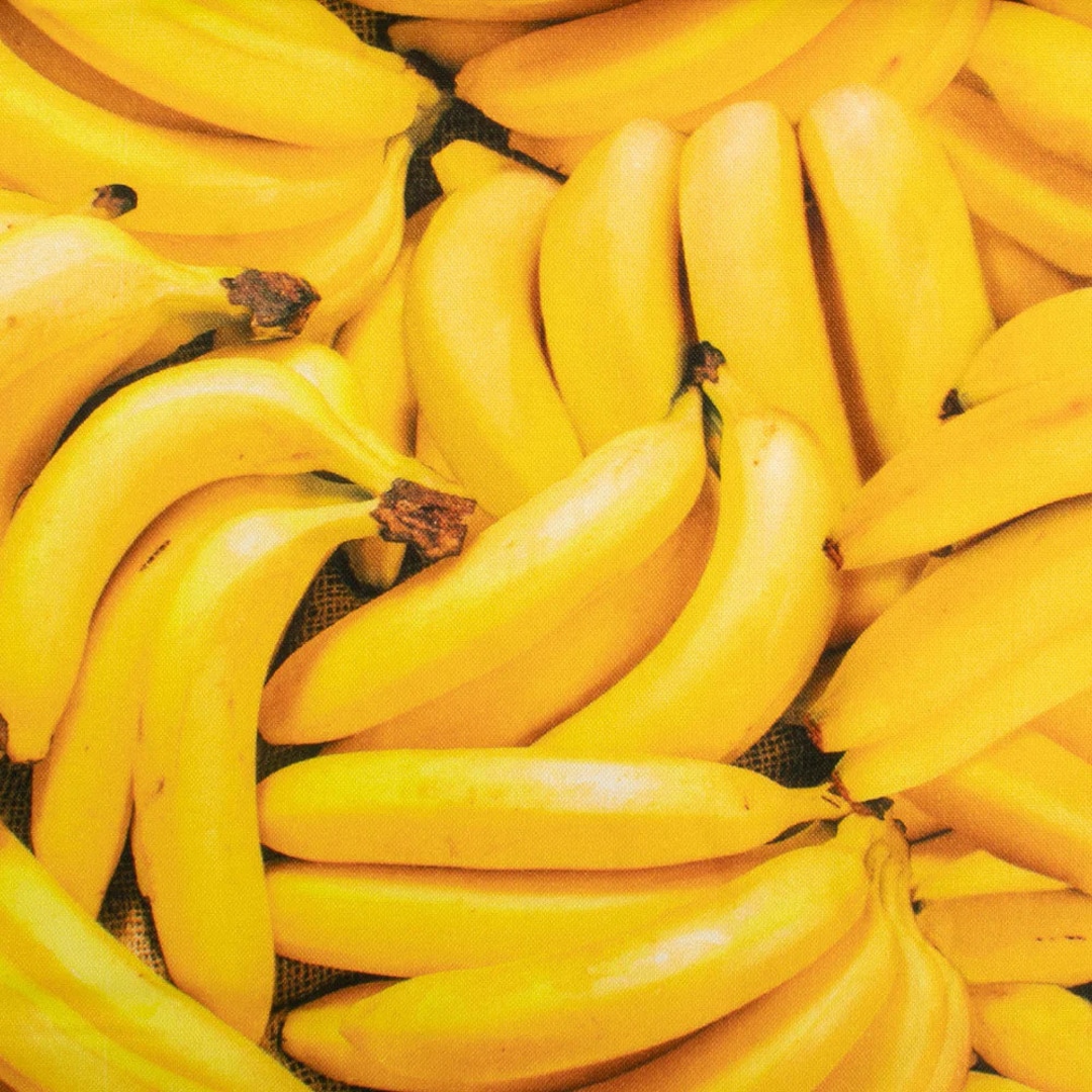 Large Scale Banana Print Quilting Fabric - 100% Cotton - FQ Cuts Only ...