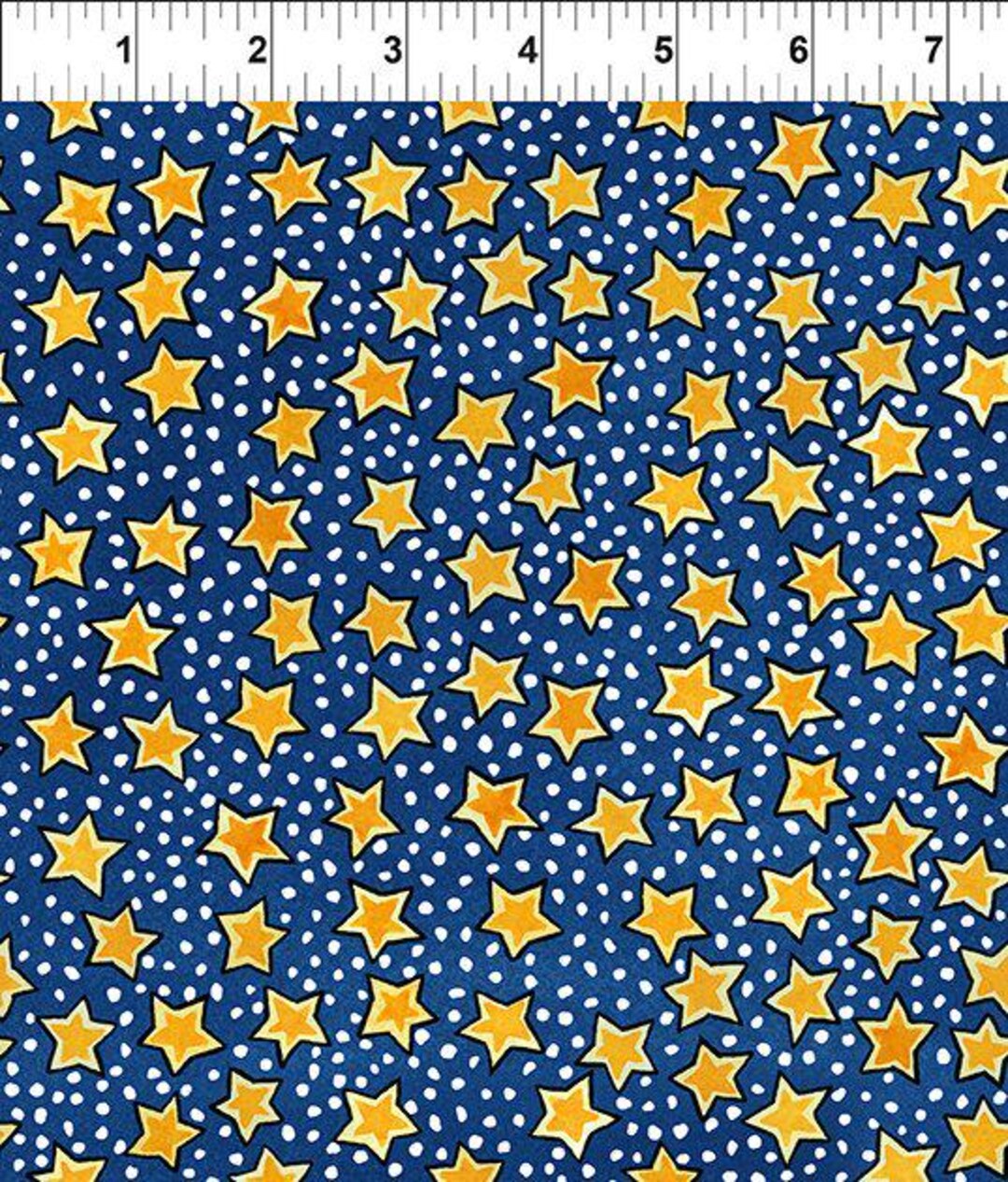 Snowy Stars 6JPL-1 in the Beginning FQ PRE-CUT Quilting Fabric - 100% ...