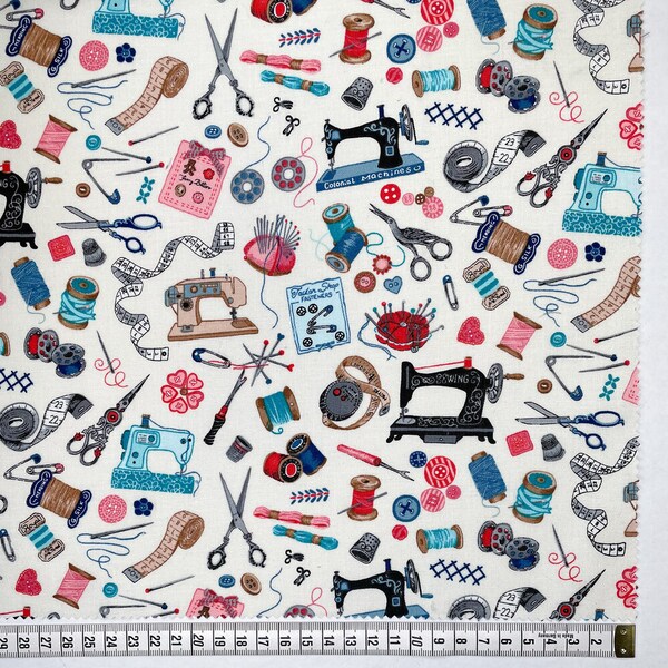 Sewing Theme Fabric - Etsy