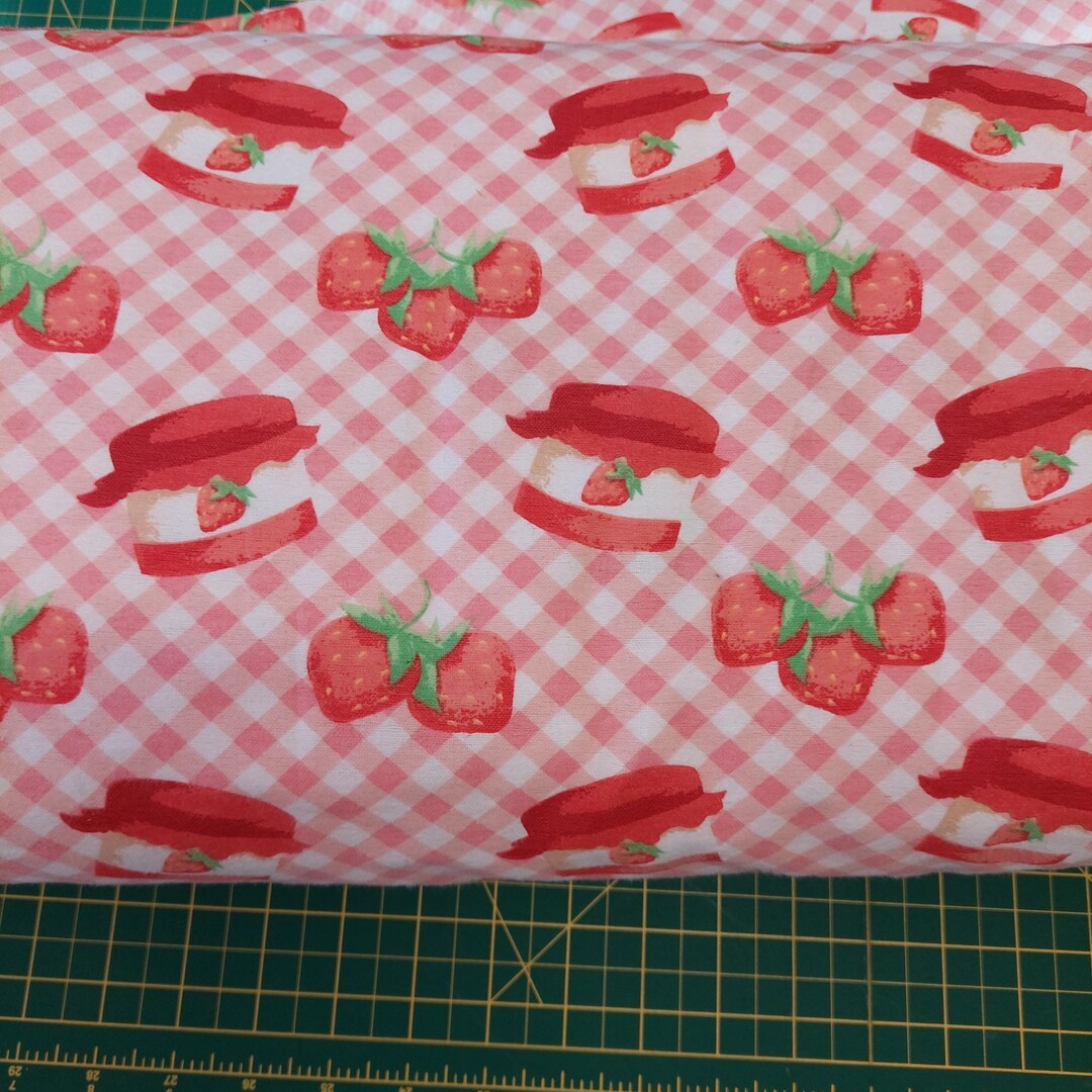 Strawberry Jam – Flannel Fabric - 100% Cotton - BY THE 1/2 YARD - Etsy