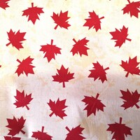 Canada Maple Leaf Fabric, Canada Fabric, Canadian Christmas 52238D-4 ...